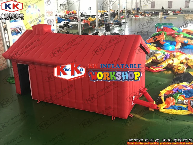 inflatable buildings portable temporary structures Smoke simulation ...