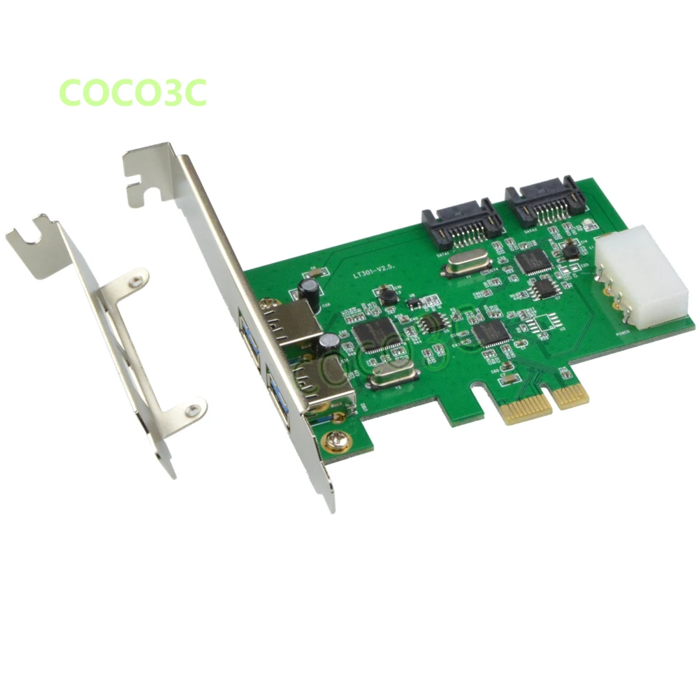 Aliexpress.com : Buy PCI e to Dual SATA 6Gb/s + 2 Port External USB 3.0 ... Aliexpress.com : Buy PCI e to Dual SATA 6Gb/s + 2 Port External USB 3.0 ...