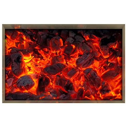 Hot Red Fire 3D Peel and Stick Waterproof Non Slip PVC Bathroom Floor ...