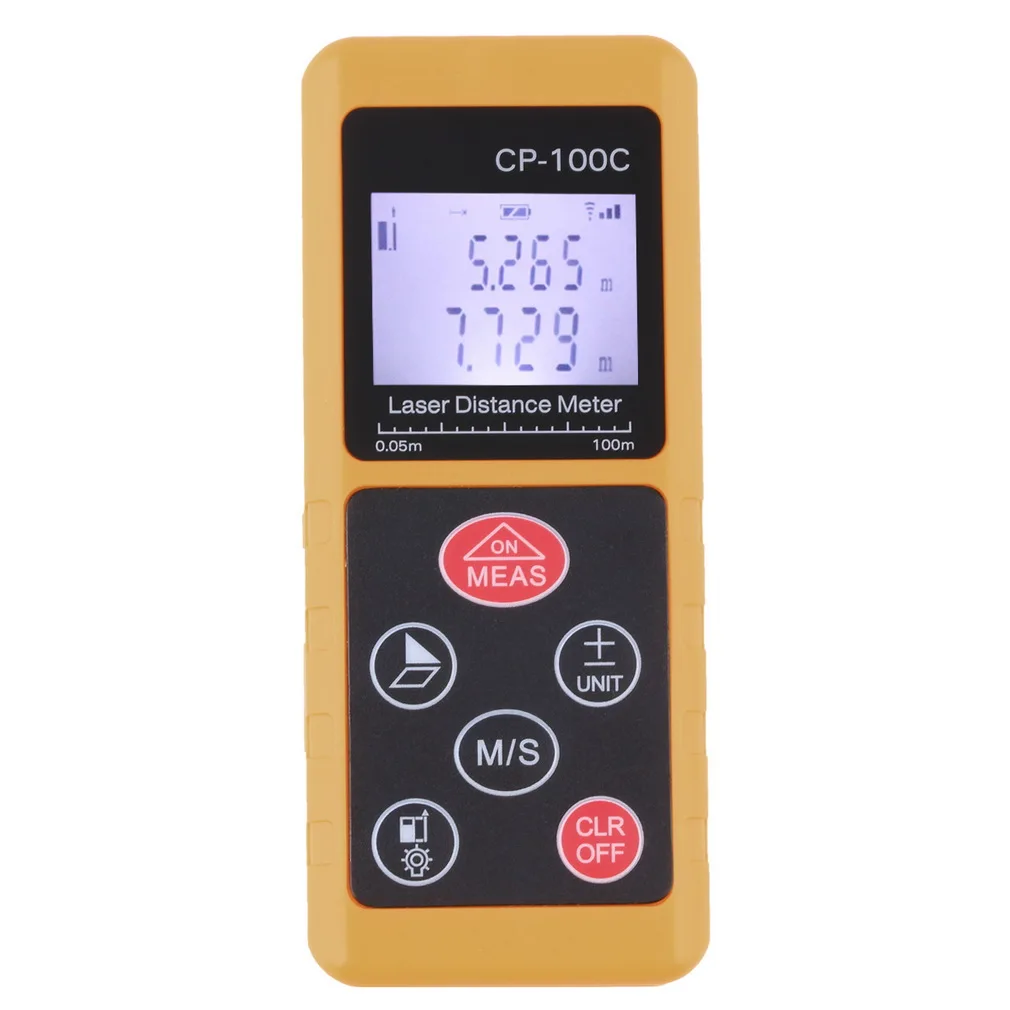 Laser Range Finder 100m 328ft Laser Distance Meter Measurer CP 100C ...