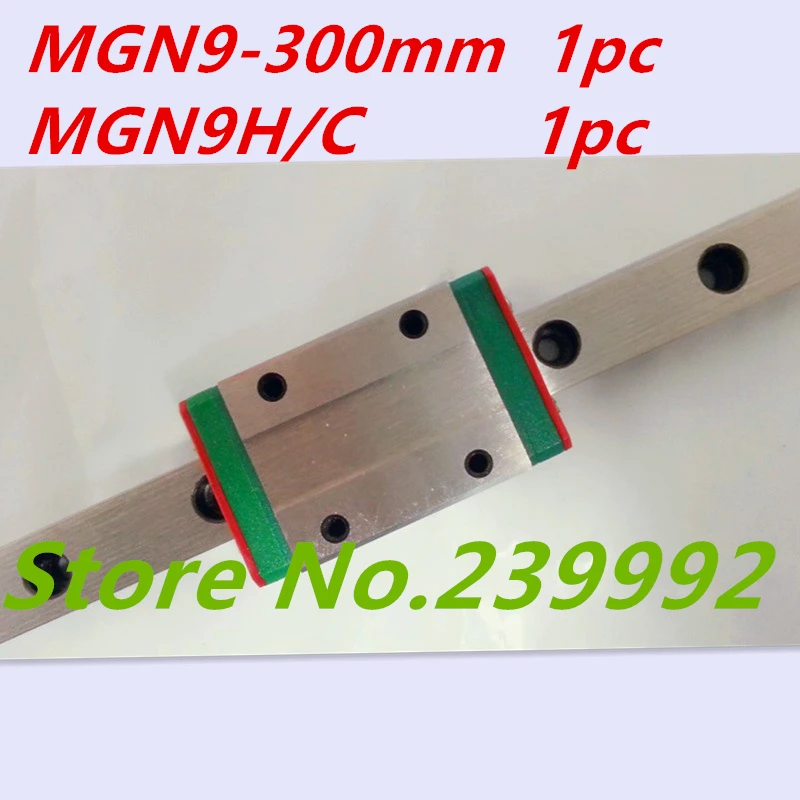 Kossel Mini MGN9 9mm miniature linear guide MGN9 300mm linear rail way ...