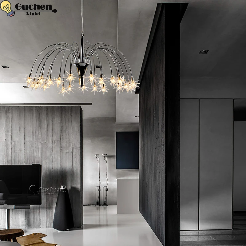 Modern Lustre Led Crystal Chandelier Lighting Ceiling Chandeliers Light ...