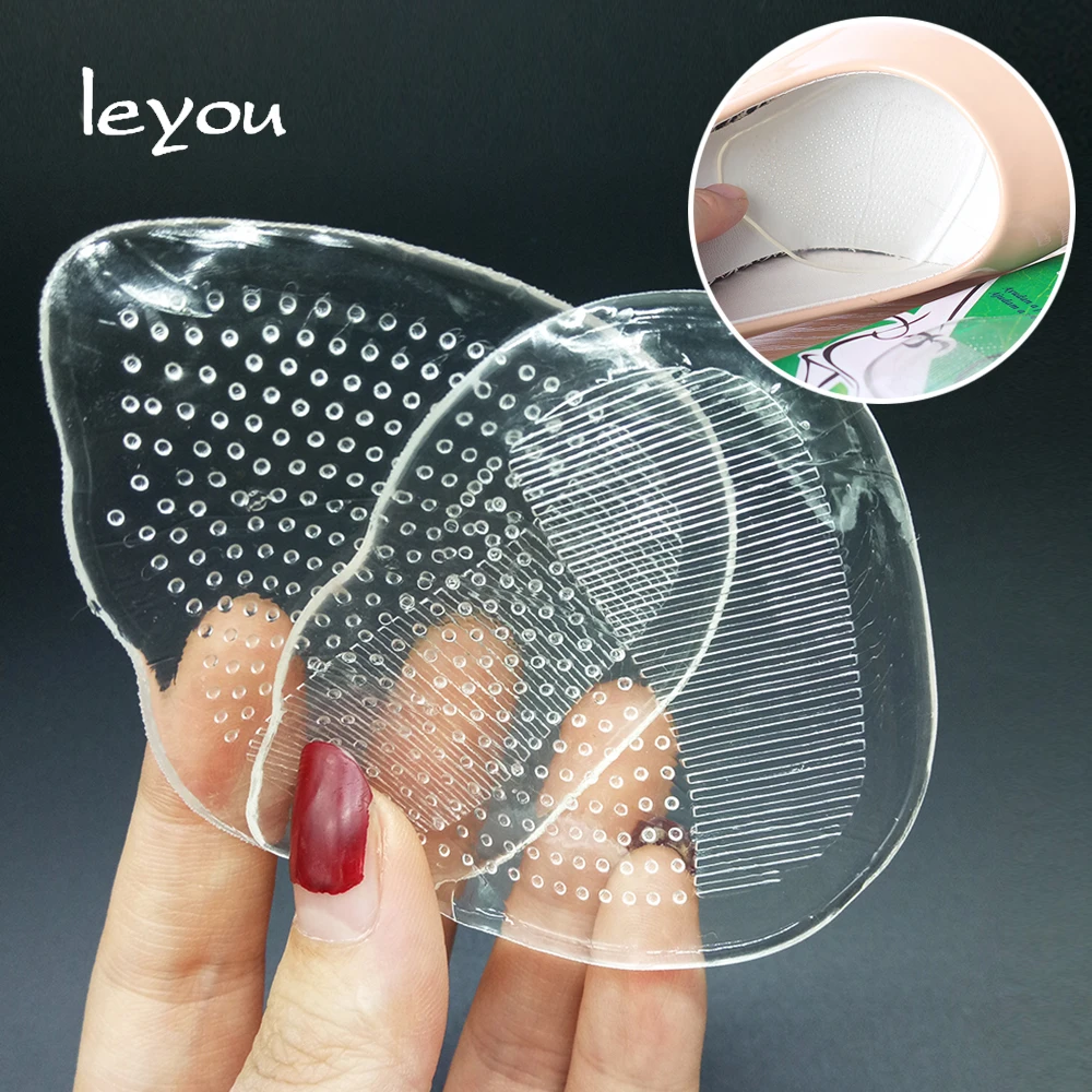 3 to 6 Pairs Silicone Shoe Insole High Heel Half Insole Front Forefoot ...