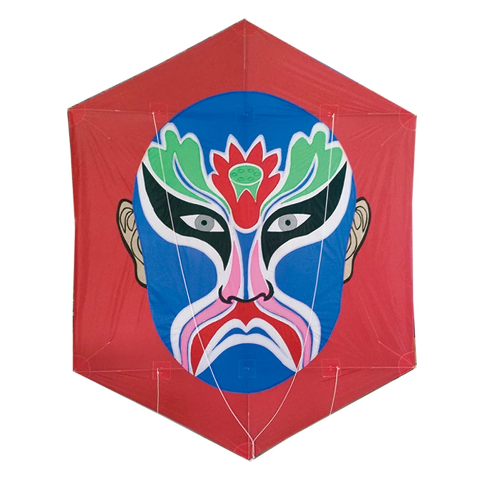 Beijing Opera Mask Rokkaku Kite From Weifang Kaixuan Kite Factory ...