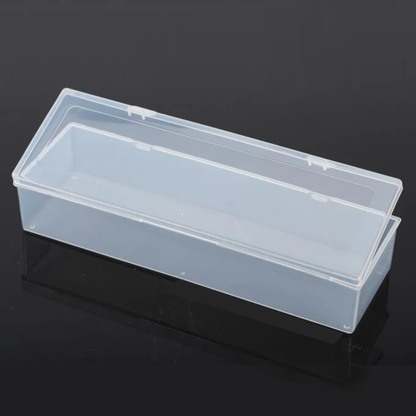 Transparent plastic long square box Storage Collections Product ...