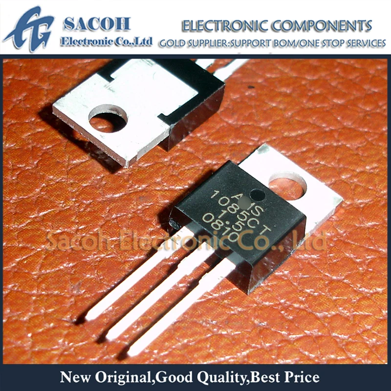 Frete grátis 10 pces AMS1085CT 1.5 ou AMS1085CT 2.5 ou AMS1085CT 2.85 ...