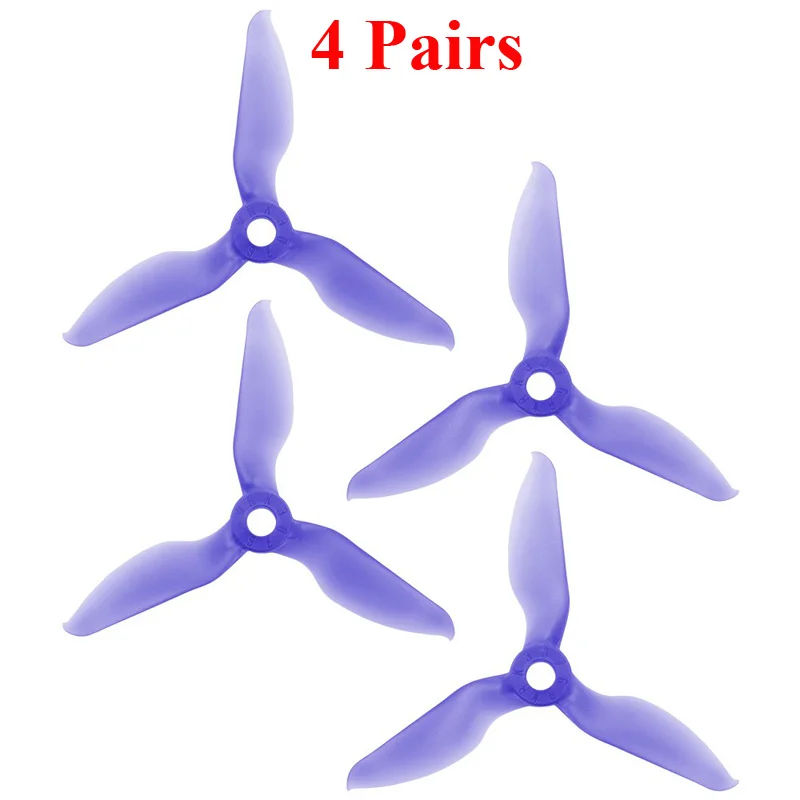 4pairs 3076 3 inch Propeller Blade Indoor FPV Quadcopter Racing Drone ...