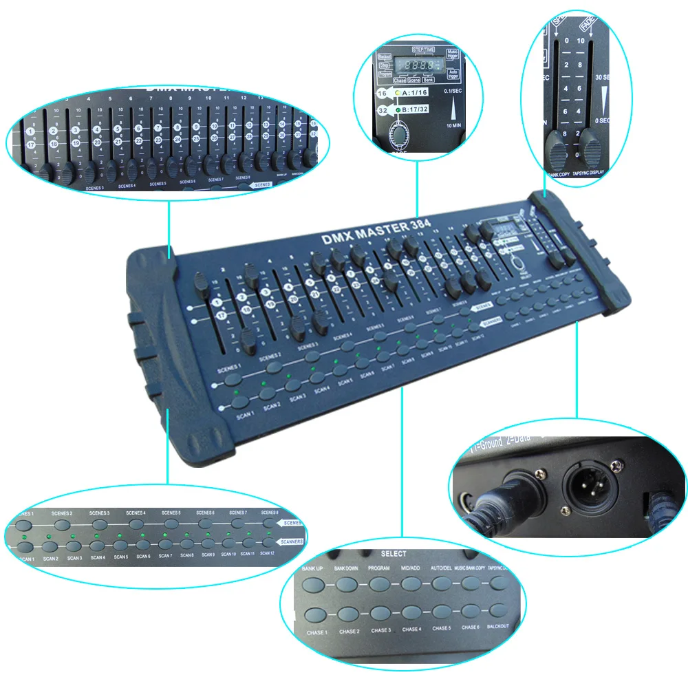 dmx 512 Controller profession stage effect dj Disco light controlling ...