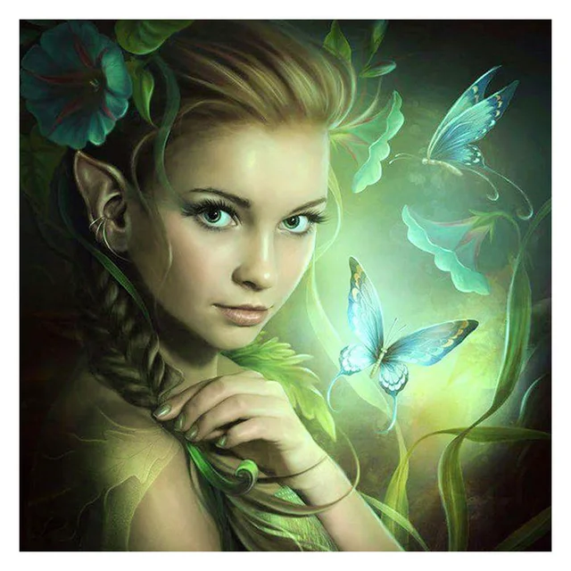 D SH Full Square /Round Diamond Painting "Muppet Girl" Diamond ...