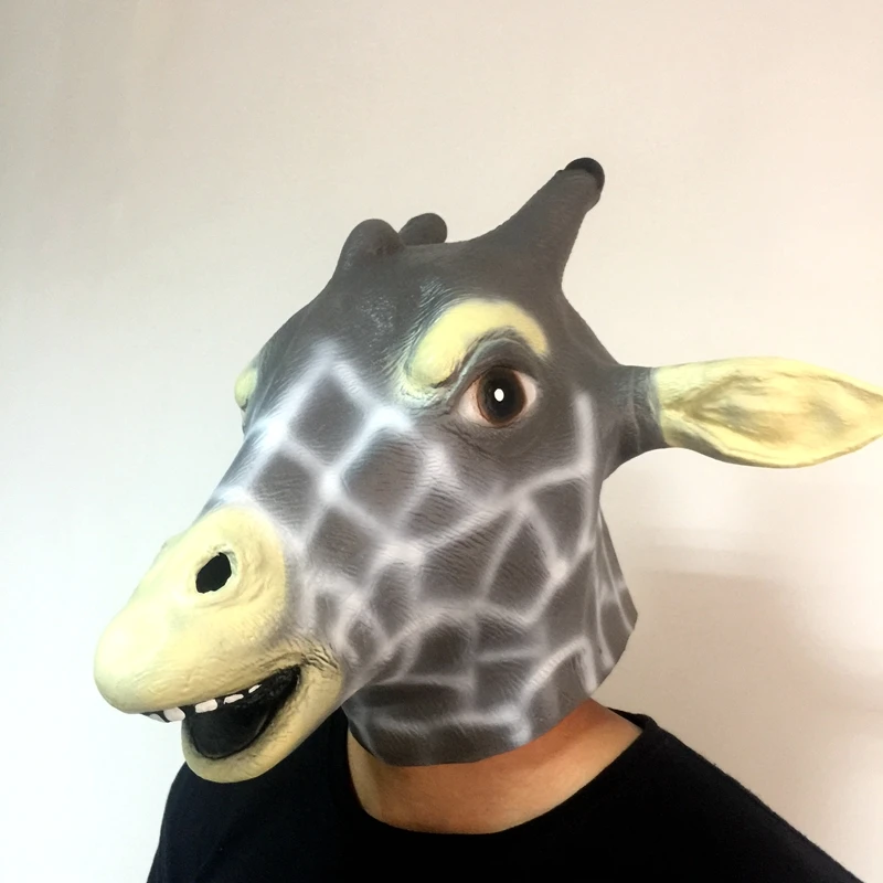 Latex Giraffe Mask