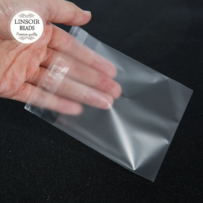 100Pcs/lot Translucent Resealable Poly Bags Opp Bag Packing Plastic ...