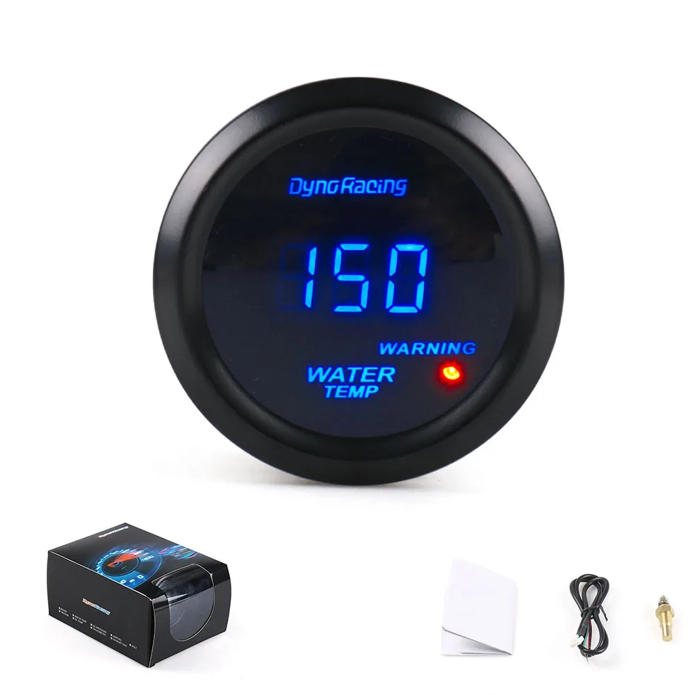 Dynoracing 2inch 52mm Digital Water Temp Gauge Black 40-150 Celsius ...