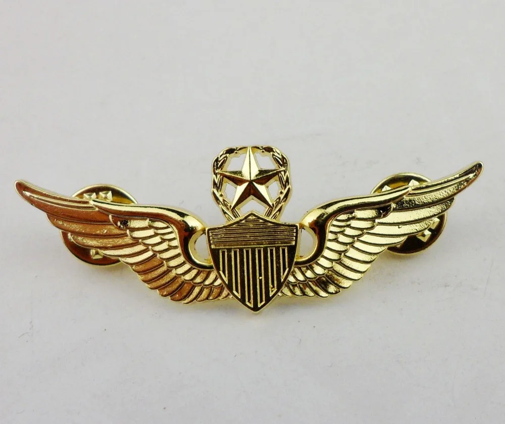 Cold War US Pilot Wings U.S. Army Master Aviator Badge Pin Shining ...