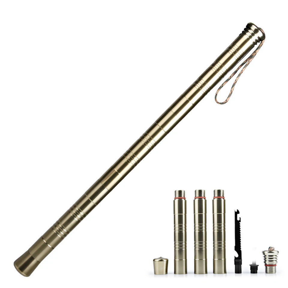 Outdoor Self Defense Sticks Pocket Multi-function Camping Hiking ...