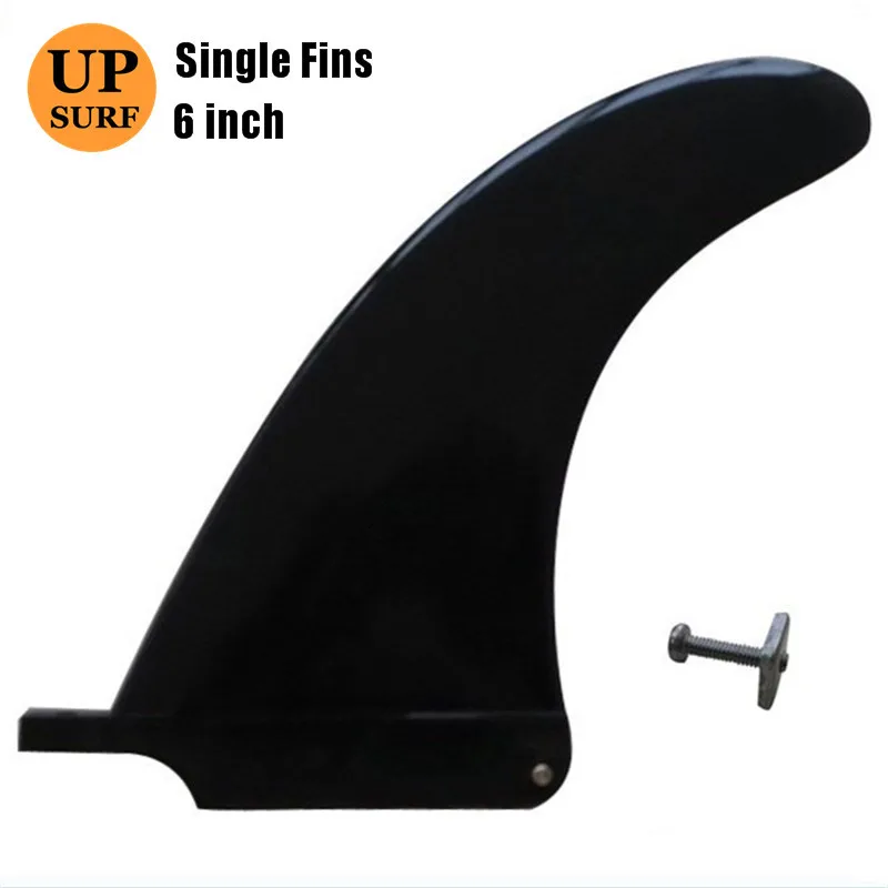 Longboard fin with screw 6.5'' 7.5" 7 3/4"8" 9'' 10'' inch Single fin ...