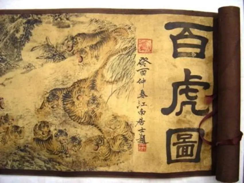 Online Kaufen Großhandel alten chinesischen schriftrollen aus China ...