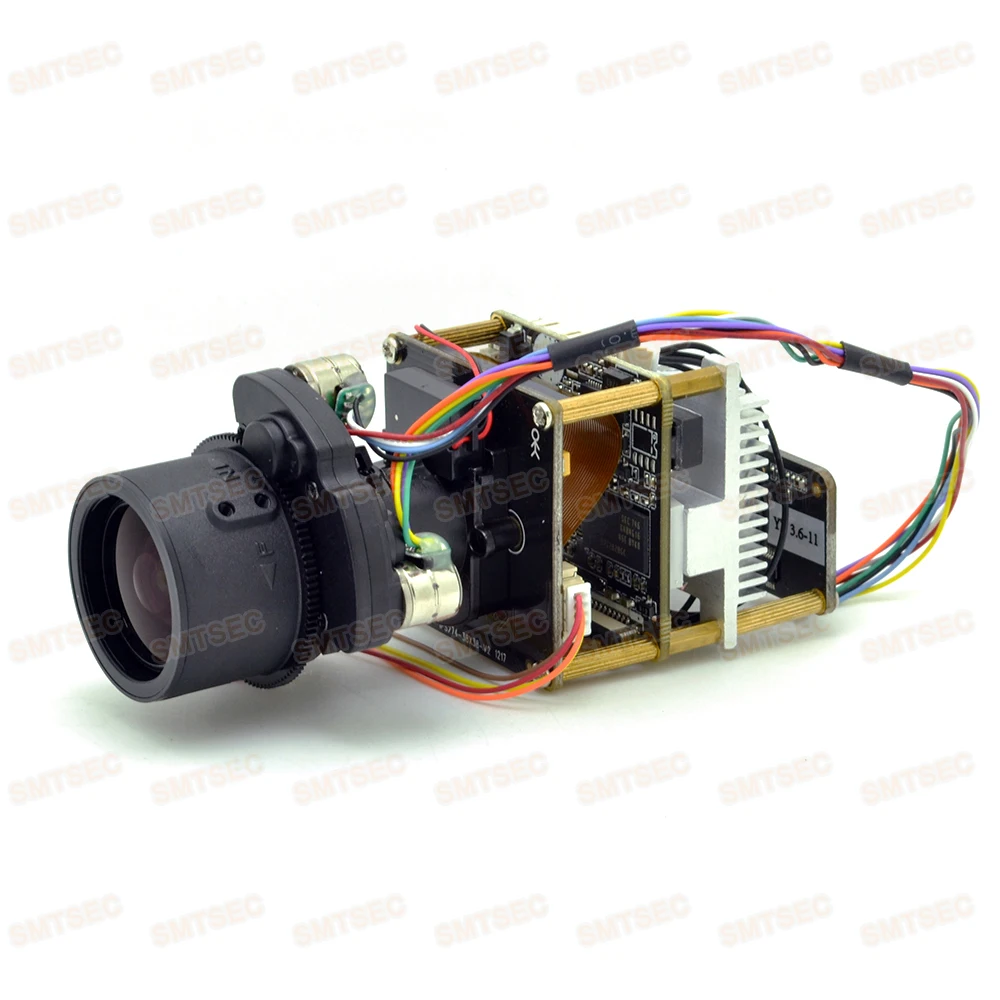 Auto IRIS Motorized 3X Video Zoom 8MP IP Camera Module Sony IMX274 ...