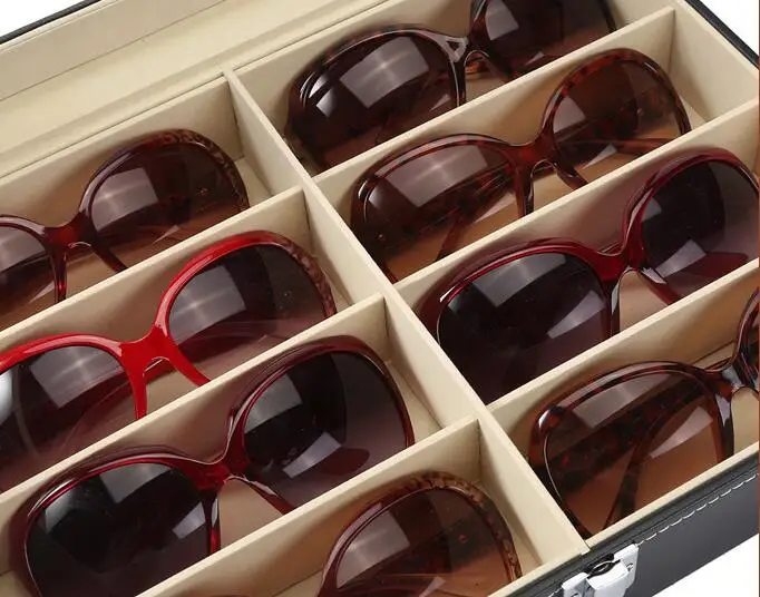 8 pieces capacity eyeglass counter table display box sunglass ...