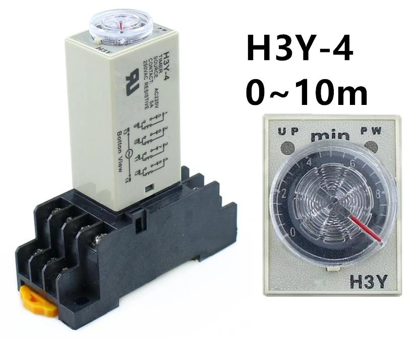 H3Y 4 0 10M Power OnTime Delay Relay Timer DPDT 14Pins H3Y 4 DC12V ... H3Y 4 0 10M Power OnTime Delay Relay Timer DPDT 14Pins H3Y 4 DC12V ...