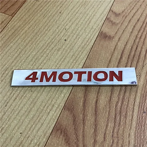 Metal 4 Motion Logo Rear Trunk Badge Emblem 4MOTION Side Sticker for VW ...