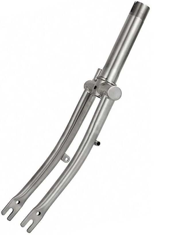 Titanium Fork fit for Brompton folding bike 1&1/8" Threaded Super light Ti 302g|light|lights ...