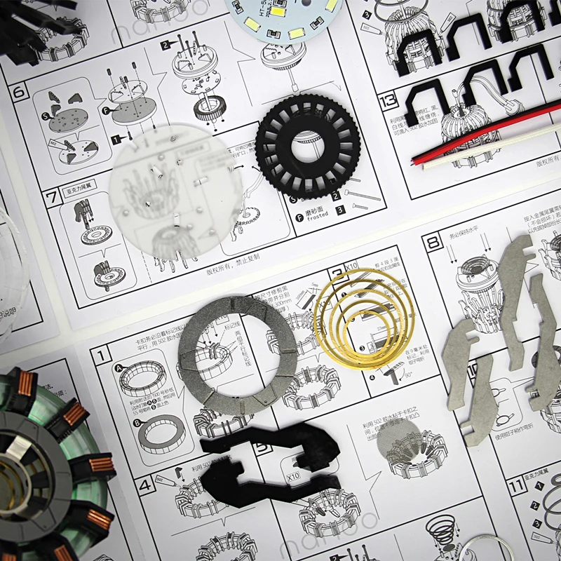 Tony Stark Arc Reactor Blueprints