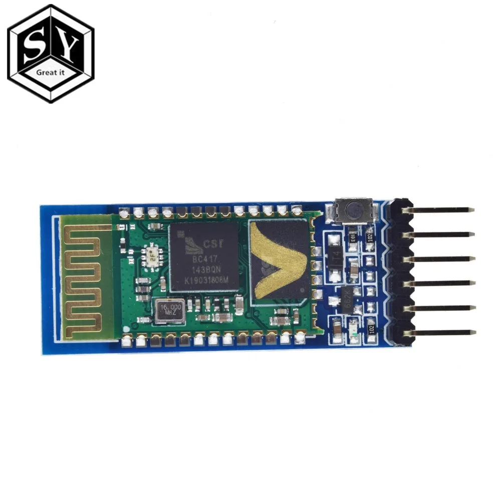 Hc05 Hc-05 Master-slave 6pin Jy-mcu Anti-reverse, Integrated Bluetooth ...