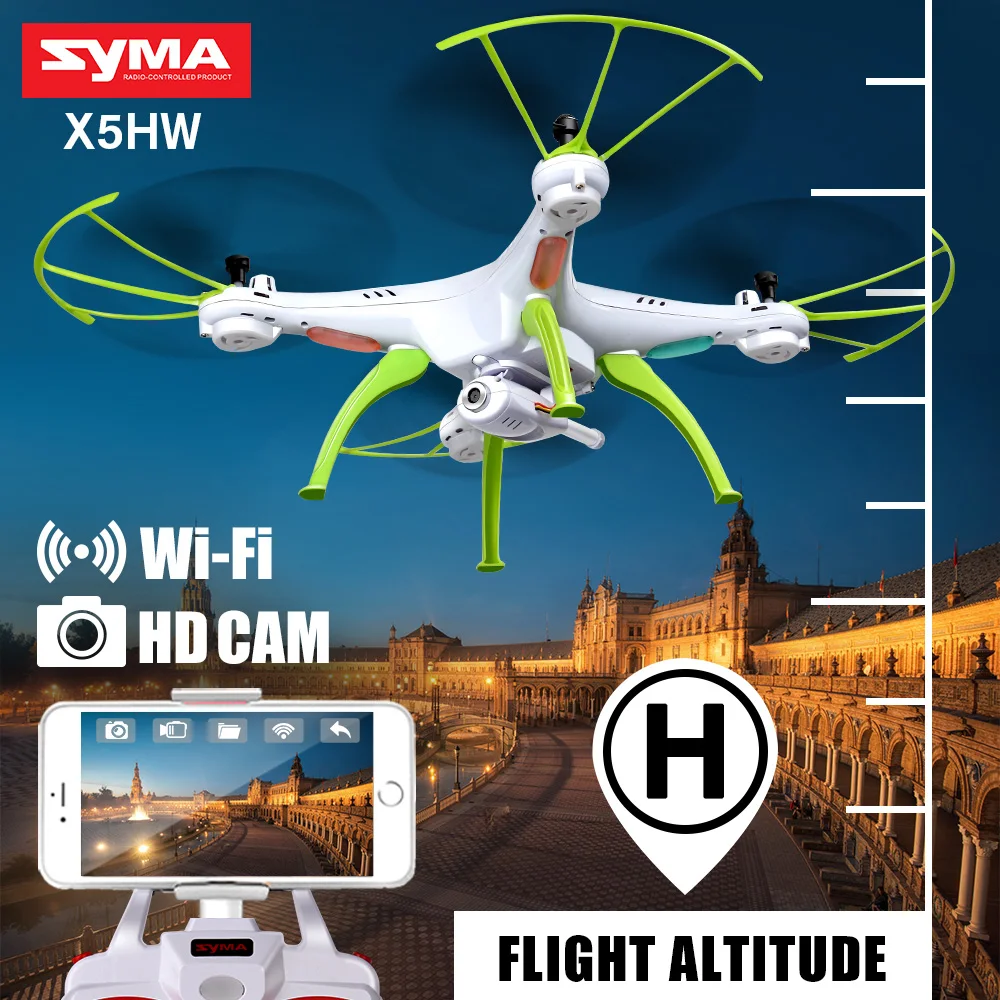 Original syma drone con cámara hd x5hw 5hc (x5c x5sw actualización) fpv ...