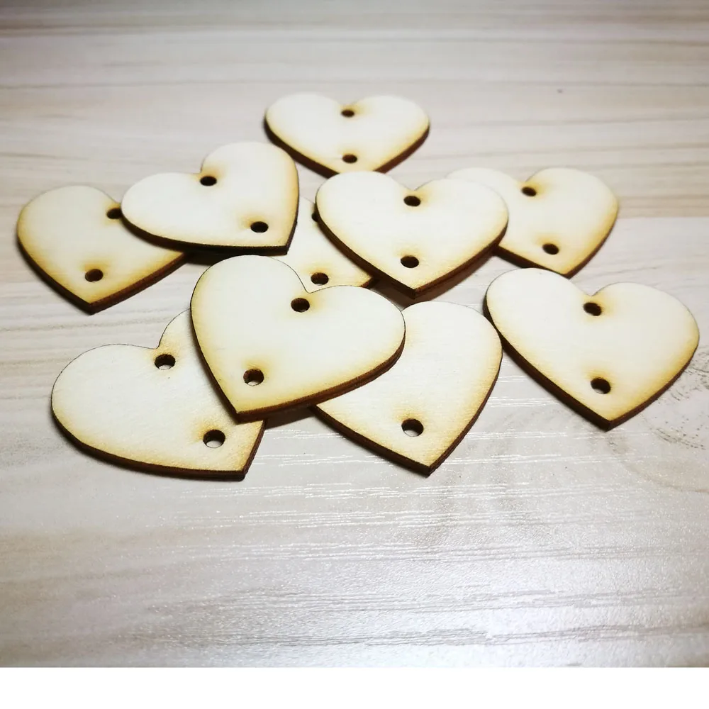 Aliexpress.com : Buy (100pcs/lot)Customized wooden hearts 2 holes ... Aliexpress.com : Buy (100pcs/lot)Customized wooden hearts 2 holes ...