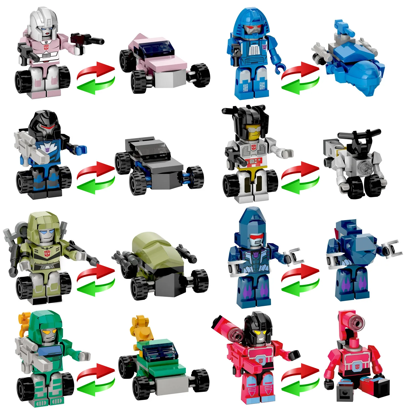 Hasbro Transformers Assembled Building Blocks Dolls WAVE 3 Limited ...