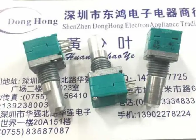 2pcs/lot Alps Alps Rk097 Precision Potentiometer, Double 200k Axis ...