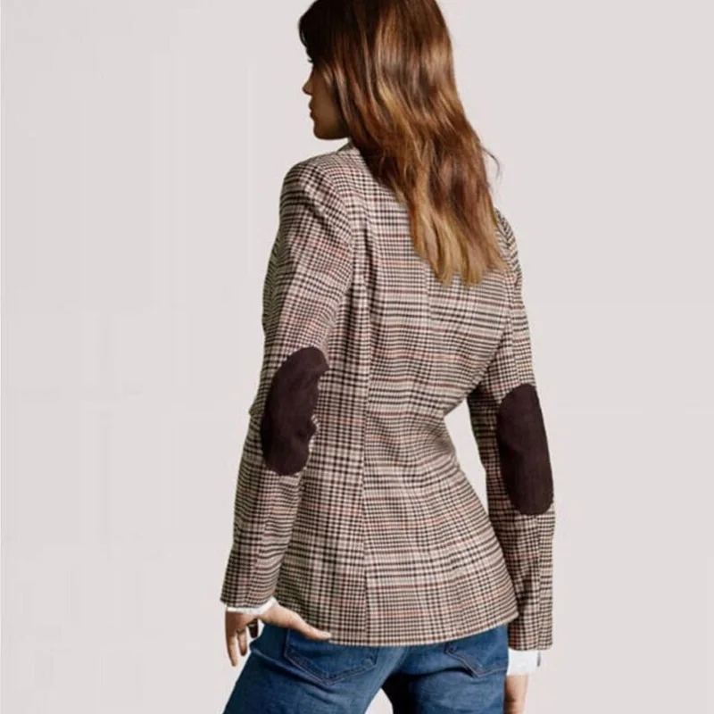 Wasser Bemerkenswert Das blazer mit ellenbogen patches damen Samuel ...