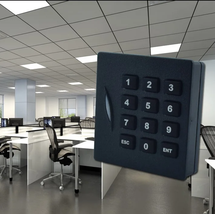 keypad MF1 Card reader with Wiegand 34bit / 13.56Mhz Proximity Card ...