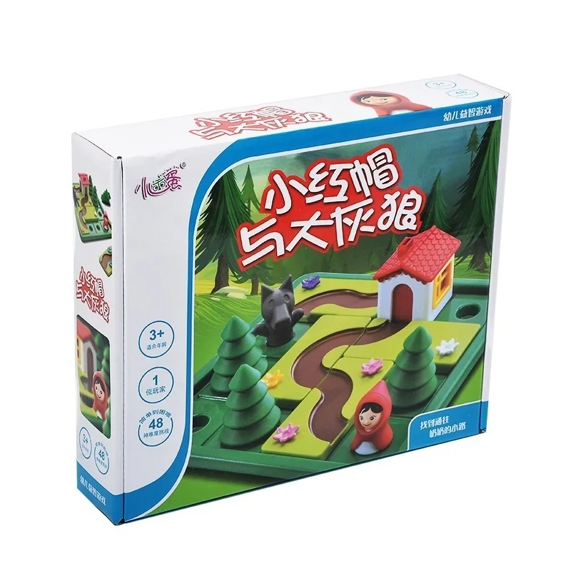 Smart IQ Challenge Board Games Little Red Riding Hood Puzzle Toys For ...