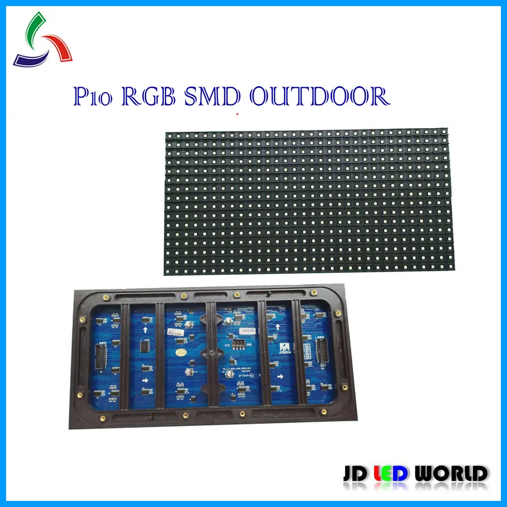 P10 Rgb Smd Full Color Led Video Screen Unit Modules 320mm*160mm 32*16 ...