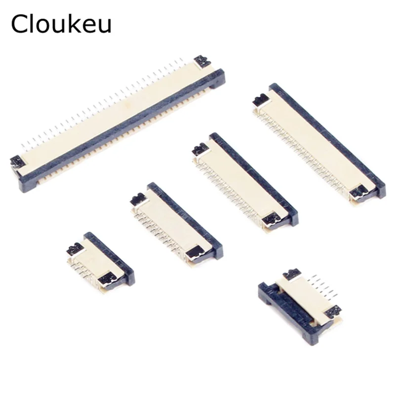 10pcs Fpc Connector Cable Socket 1.0mm 22pin Drawer Top Contact Type ...