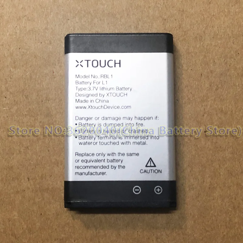 GND 3.7 V Bateria de Substituição Para XTOUCH RBL1 L1 smartphones Li ...