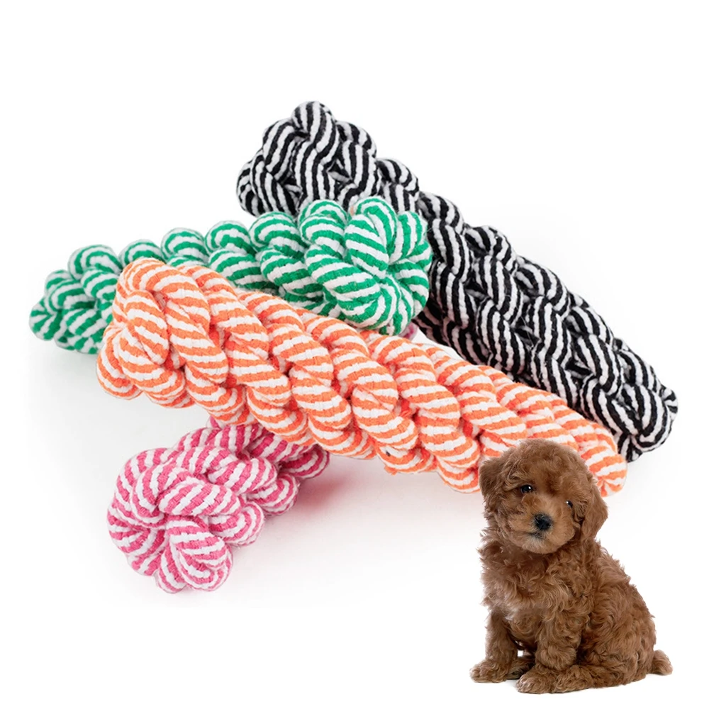Aliexpress Buy 19cm Rope Dog Tug Toys Pets Puppy Chew Braided Tug 