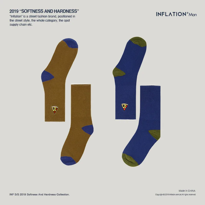 INFLATION Men 2019 Long Socks Men Funny Socks Hip Hop Harajuku Bamboo ...