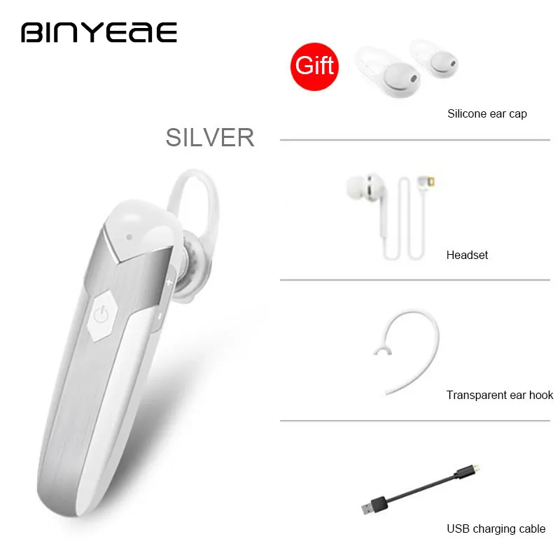 BINYEAE 무선 Bluetooth Earphone CSR4.1 Bluetooth 차 Kit 핸즈프리 긴 대기 Head 대 한 ...