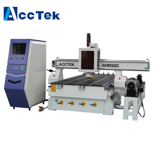 Acctek 1325 lathe drilling machine atc cnc router atc cnc woodworking ...