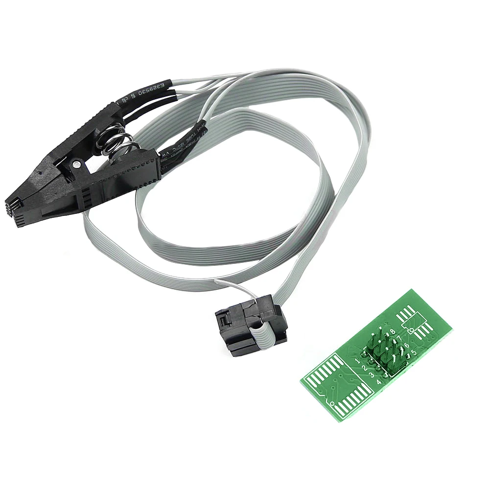 2017 New! SOP8 Flash Chip IC Test Clips Socket Adpter BIOS/24/25/93 ...