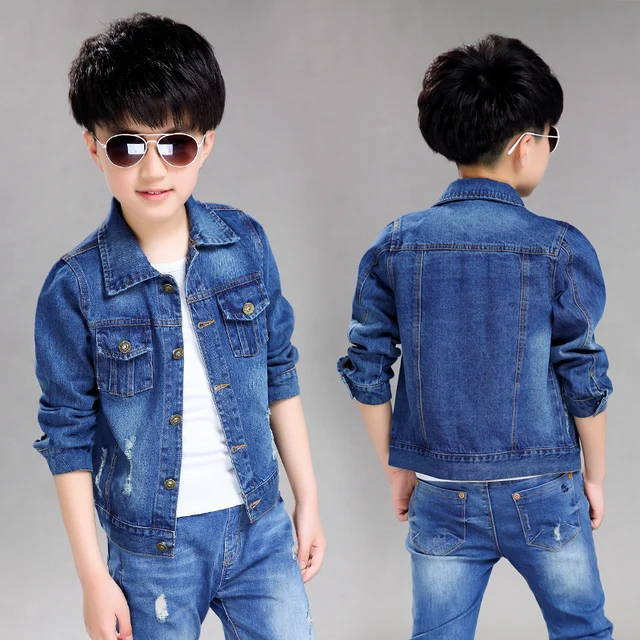 boys Denim Jacket 2017 Autumn Jean Jackets for Kids Windbreakers ...