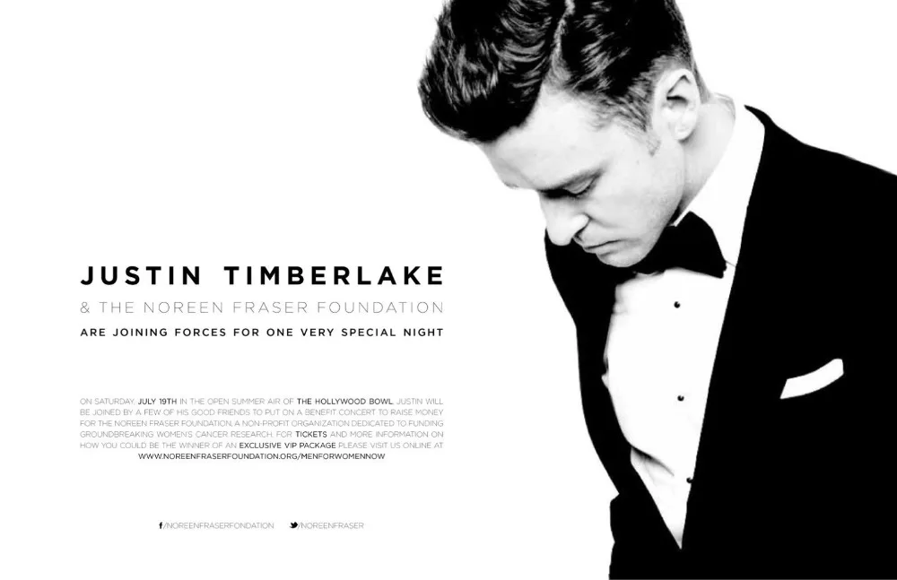 Justin Timberlake Concert Poster