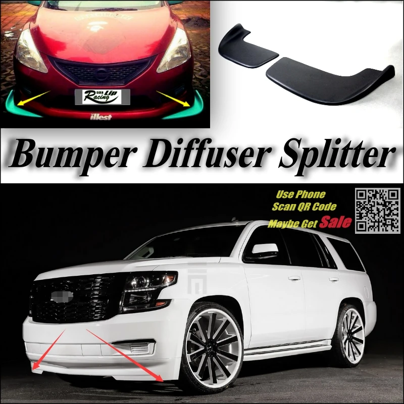Car Splitter Diffuser Bumper Canard Lip For Chevrolet Tahoe / GMC Yukon ...
