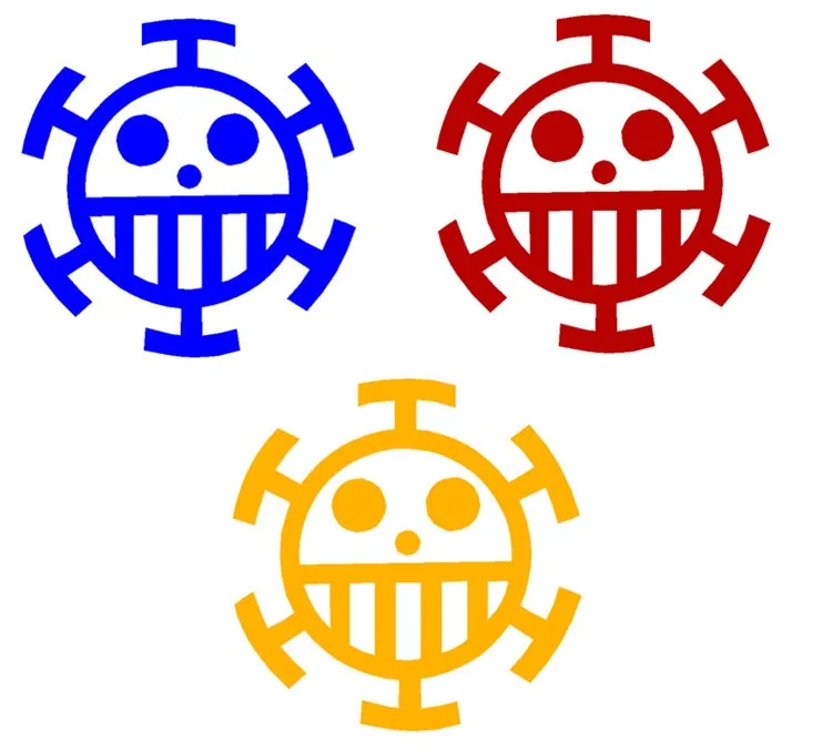 One Piece Car Stickers 13x13cm | One piece Merchandise | Up to 80% Off ...