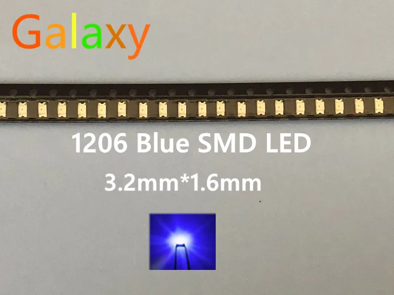 Diodos-Led-SMD-superbrillantes-de-color-azul-1206X3-2x1-6-MM-460-470NM ...