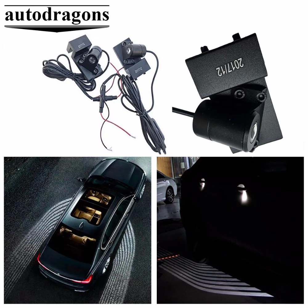 Universal Easy Installation Car Led Welcome Ghost Shadow Angel Wing ...