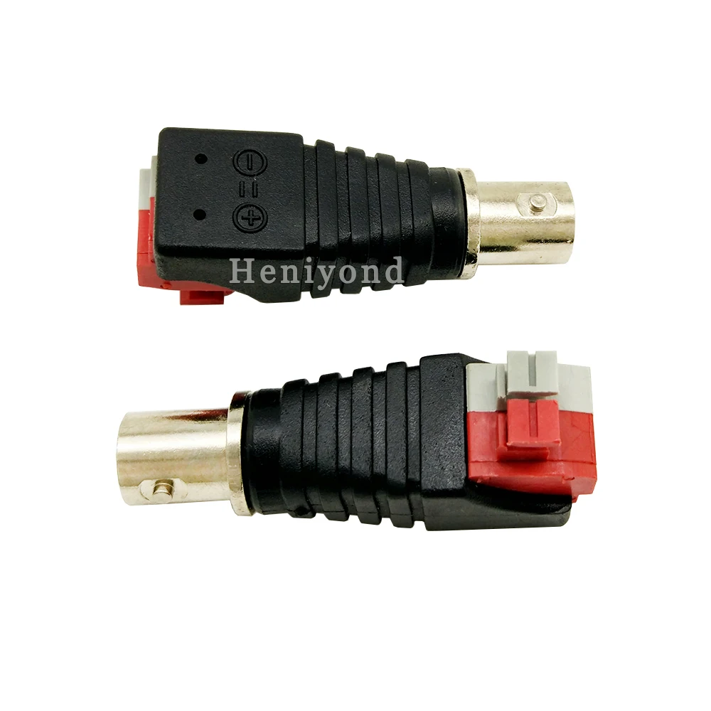 5Pcs CAT5 To Camera CCTV BNC UTP Video Balun Connector Push type ...