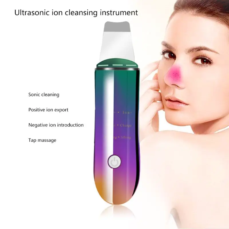 1pcs Ultrasonic Deep Face Cleaning Machine Skin Scrubber Remove Dirt ...
